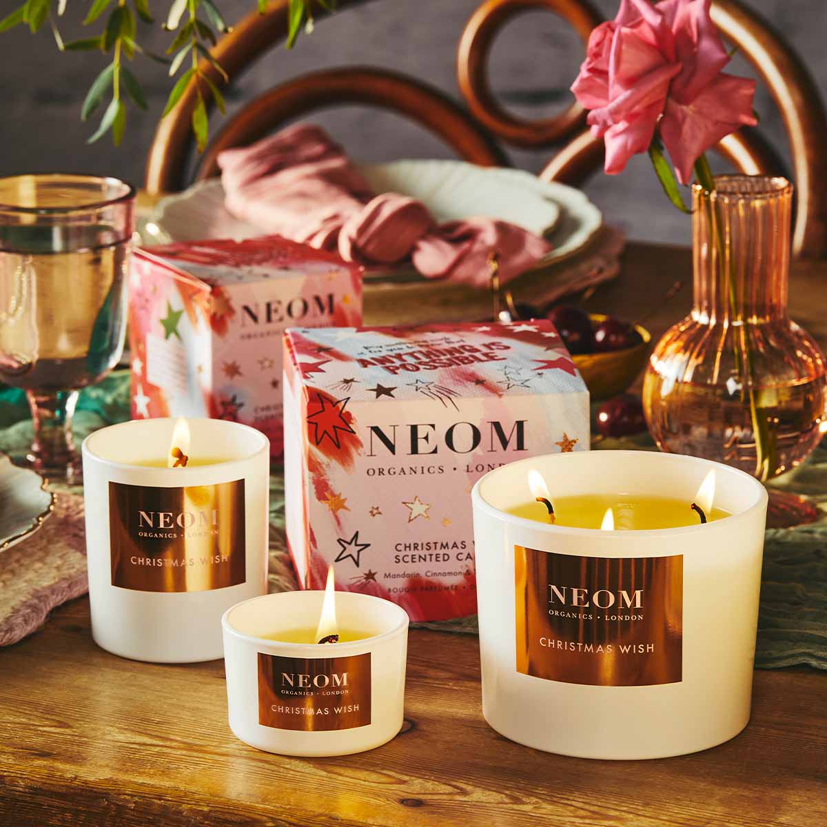 Cosy Christmas Candles – NEOM Wellbeing UK