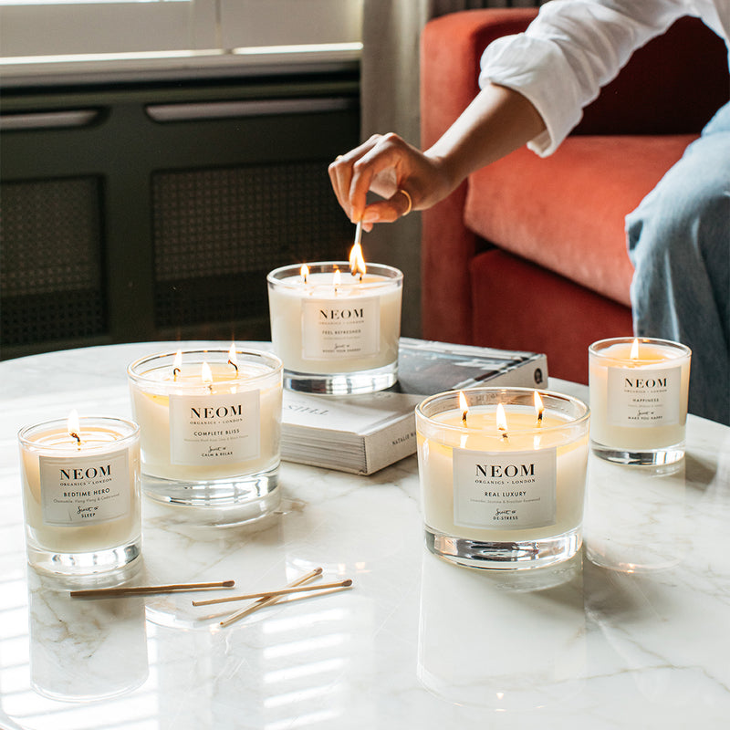 Small Candles for Home & Travel | NEOM Wellbeing UK