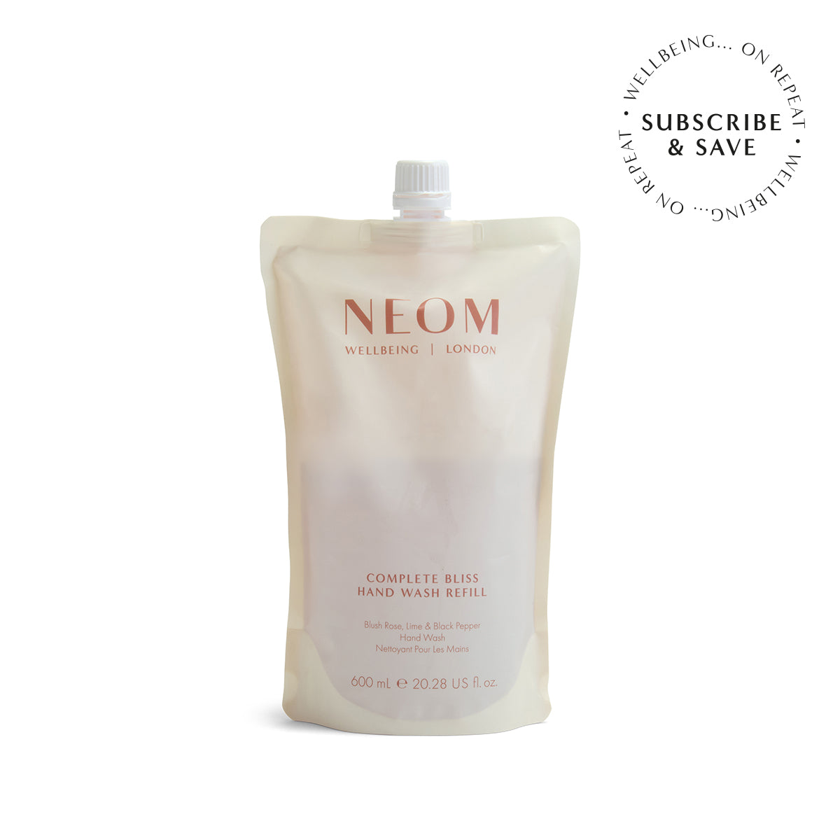 Complete Bliss Hand Wash Refill 600ml – NEOM Wellbeing UK