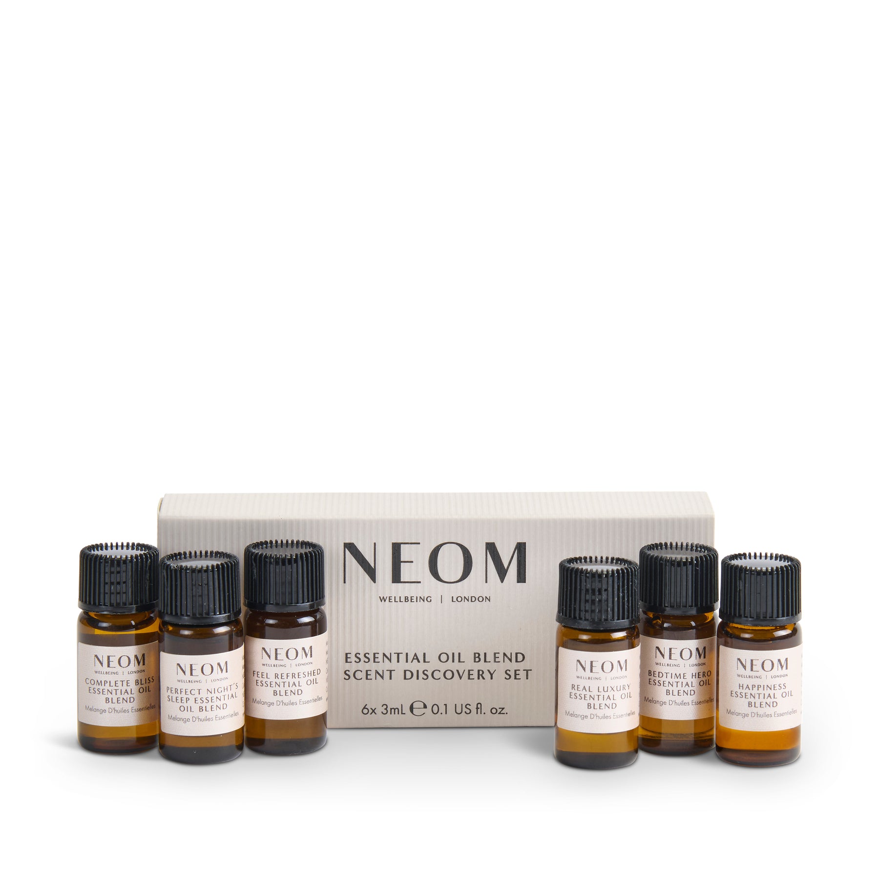 Essential Oil Blend Scent Discovery Set – NEOM Wellbeing UK