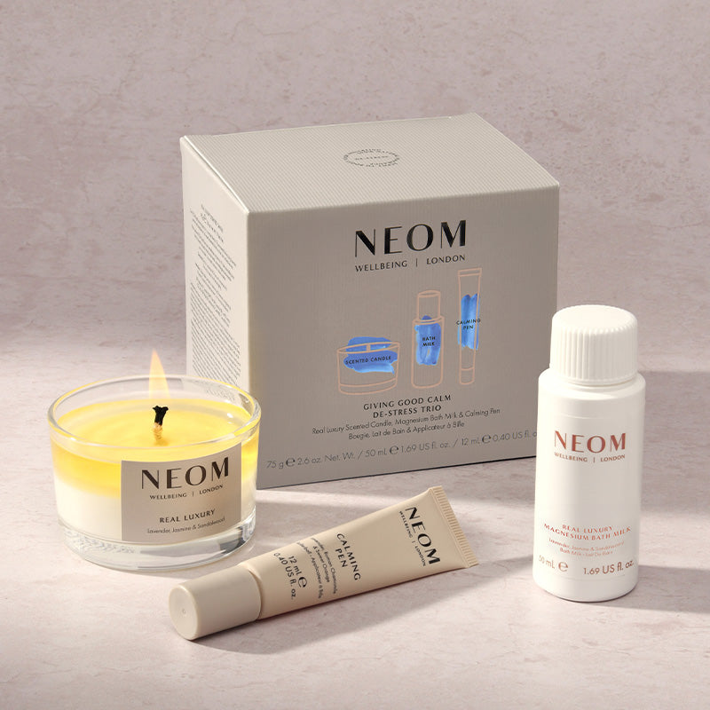 Giving Good Calm De-Stress Trio – NEOM Wellbeing UK