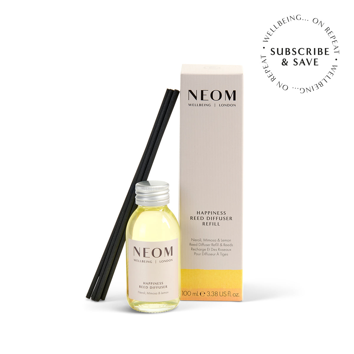 Happiness Reed Diffuser Refill – NEOM Wellbeing UK