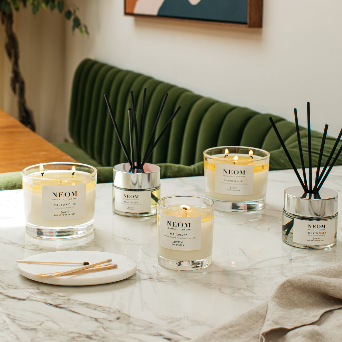 Luxury Single Wick Candles – NEOM Wellbeing UK