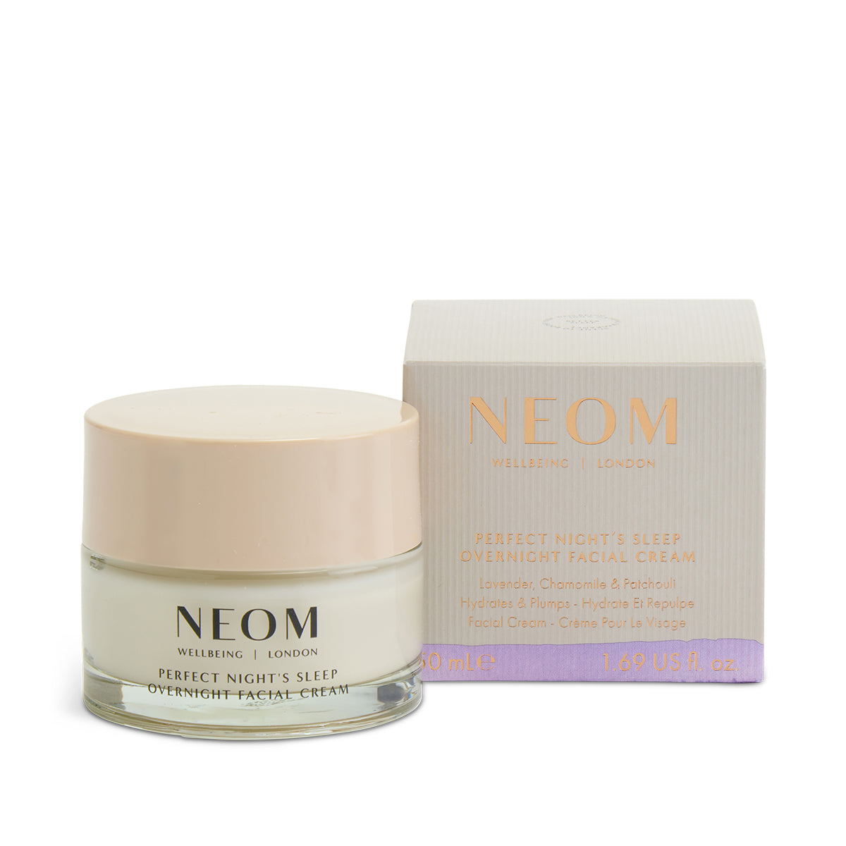 Perfect Night's Sleep Overnight Facial Cream 50ml | NEOM Wellbeing London