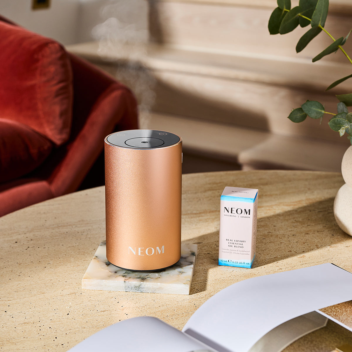 Real Luxury Waterless Pod Mini+ Starter Pack in Rose Gold – NEOM Wellbeing UK