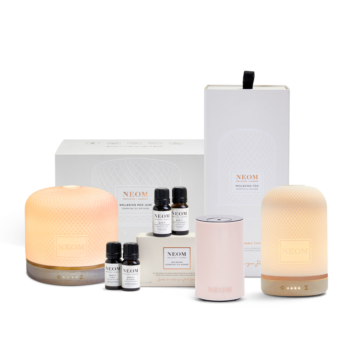 Wellbeing Pod Family & Essential Oil Blends Collection | NEOM Wellbeing ...